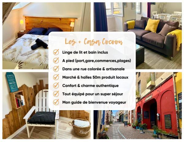 Casa Cocon -Charmant T3-plages, Centre Ville- 4 Personnes - Saint-Michel-Chef-Chef