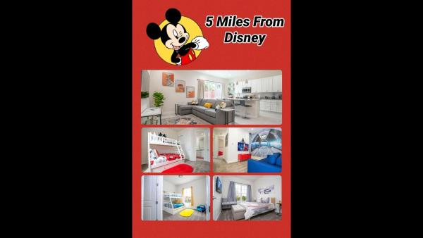 New Vacay Home 5bd 5ba - 5 Miles To Disney - ESPN Wide World of Sports Complex