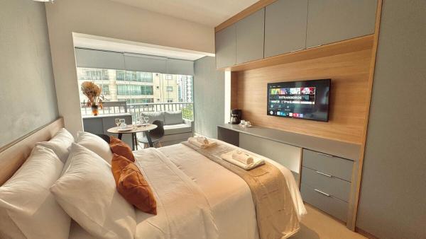 808 - Rentaqui Studio Moema Elegant And Comfortable - São Paulo