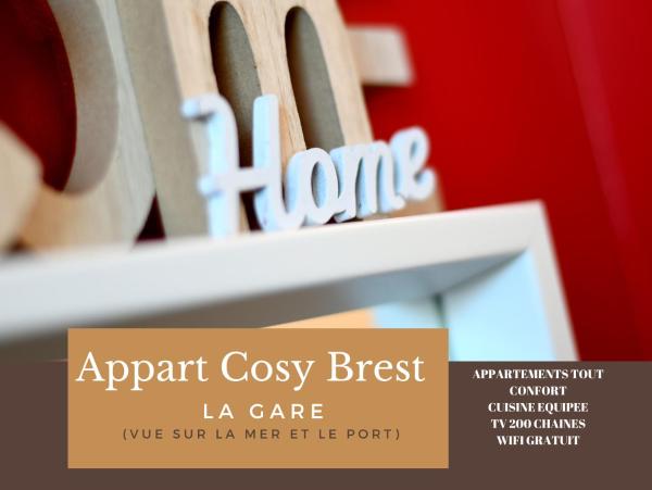 Appart Cosy Brest (La Gare) Vue Mer - Gare de Brest