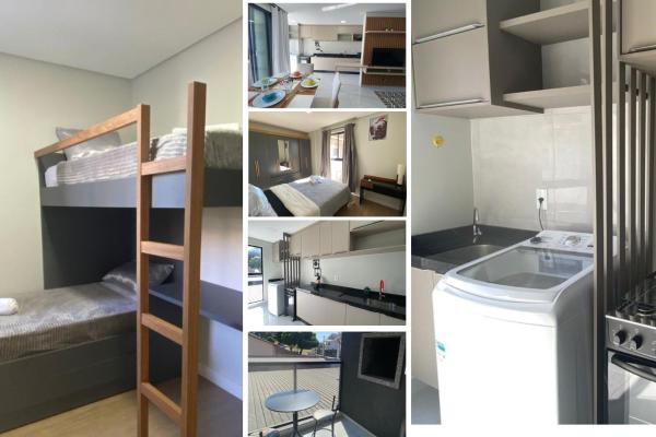 Apartamento Inteiro - 2 Quartos Com Ac - Wifi 1000mb - Cozinha Completa - 1 Vaga De Garagem - Elevador - Sacada Gourmet - Indicado Para Grupos, Hospedes A Trabalho, Família E Pets - Toledo