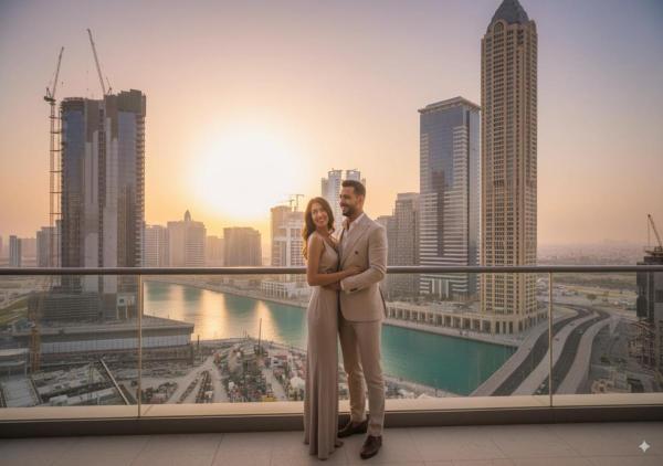 Keyrock Living - 1br Retreat With Lake View & Pool - Dubai