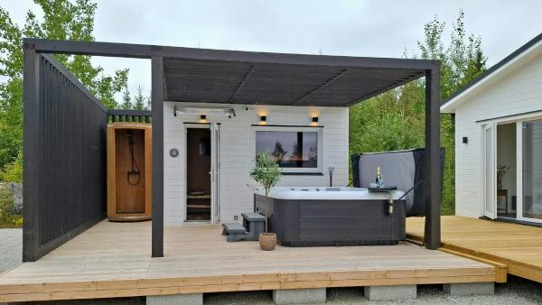 Modern Lake House With Spa At Lake Barken - Fagersta