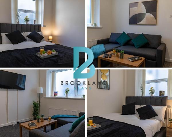 1-br Flat In Blackpool - Free Wi-fi, Kitchen - Blackpool Beach