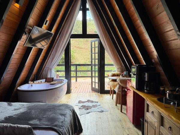 Chalé Romântico Com Jacuzzi Na Natureza - Domingos Martins