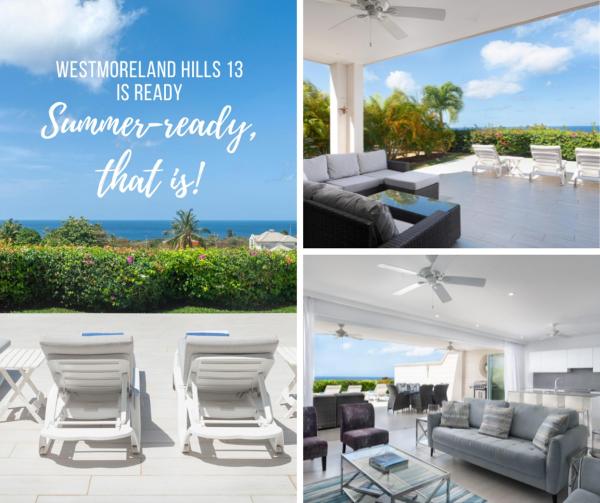 West Coast 2 Bed Sea View Westmoreland Hills Villa - Barbados