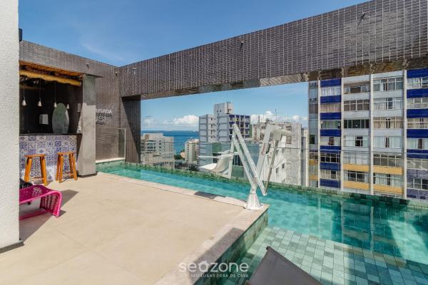 Charming Apts 450m From Barra Beach W/ Rooftop & Sea View - Prv - Barra, Brazil