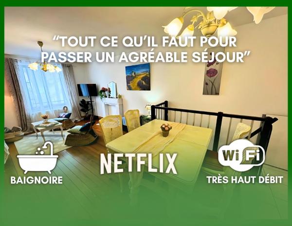 La Marquise Duplex 2 Chambres Avec Terrasse Privée By Boookingfuté - Mirecourt