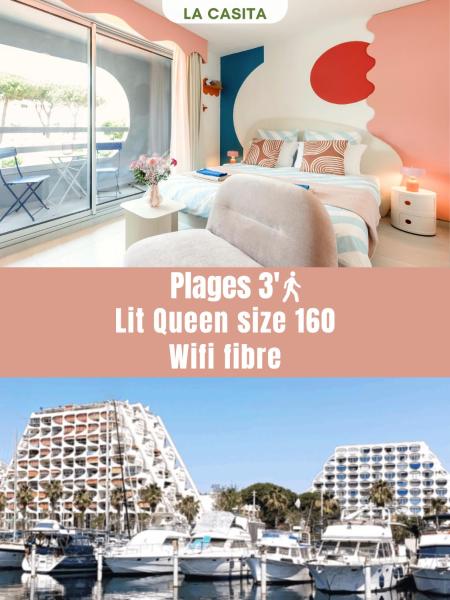 La Casita - Studio Confort Avec Terrasse - Emplacement Parfait - La Grande Motte, Montpellier - Mauguio