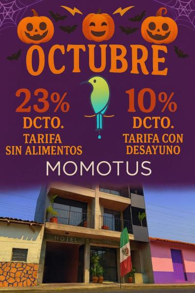 Hotel Momotus - Desayuno Incluido - Tuxtla Gutiérrez