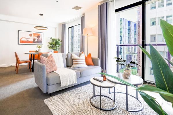 Large Stylish 1br Apartment With Parking In Cbd - Auckland