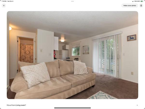 Contemporary Marine 2bed 1bath Apartment In Kent - Federal Way, WA