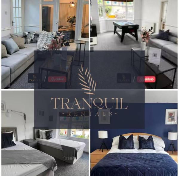 4 Bdr Home By Tranquil Ventures Short Lets & Serviced Accommodation Cowley With Games Area, On-site Parking, Central Oxford - Oxford