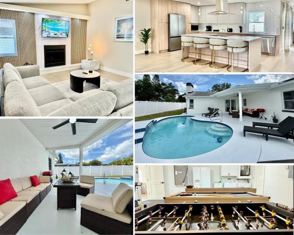 Luxe Getaway With Pool, Games & Fun Vibes - Clearwater, FL