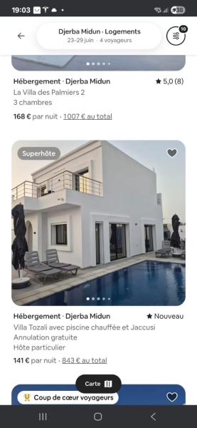Villa Tozali Avec Piscine Chauffée - Djerba