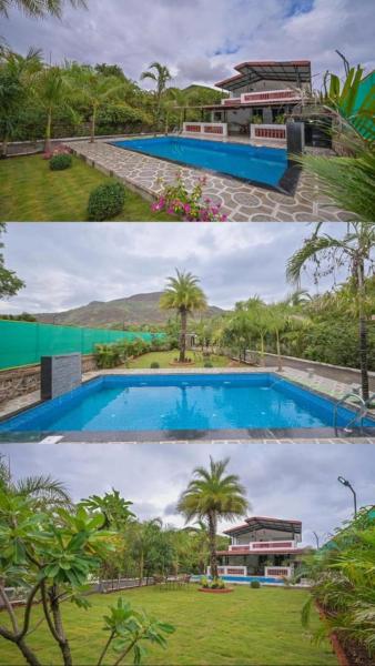 Rustic Lakeside Private Escape With Huge Private Pool 2min From Lake - Lonavala