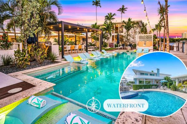 Waterfront Compound 2 Heated Pools Saltaire Lime Keys - Fort Lauderdale