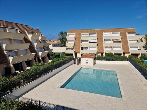 Appartement 4 Couchages Avec Clim, Terrasse, Piscine Et Accès Direct à La Mer - Fr-1-387-192 - Marseillan