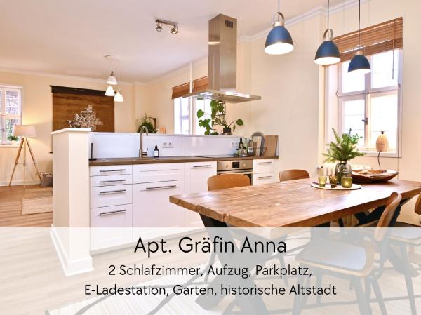 Gräfin Anna - Design-apartment Mit 2 Schlafzimmer - In Der Historischen Hinterburg Schlitz - Mit Aufzug, Parkplatz & Garten - Nahe Fulda Und Bad Hersfeld - Schlitz