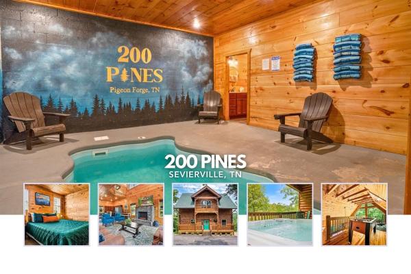 200 Pines- Log Cabin With Fall Views, Hot Tub & Indoor Pool - Sevierville, TN