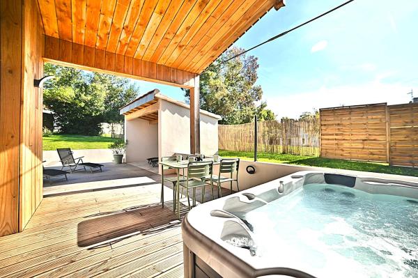 L Etel - Spa Extérieur Vue éToiles De La Chambre Et Vélos éLectriques - Mortagne-sur-Gironde