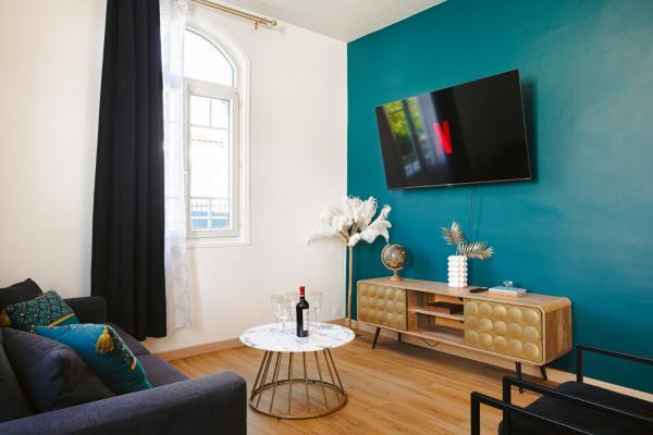 Gatsby - Appartement Rénové éLégant, Hypercentre Saintes, Calme, Fibre, Tv 4k, Netflix - Saintes