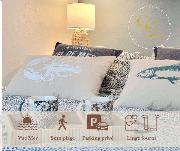 Les Petits Becs , Joli T2 Vue Mer, Wifi, Parking - Saint-Hilaire-de-Riez