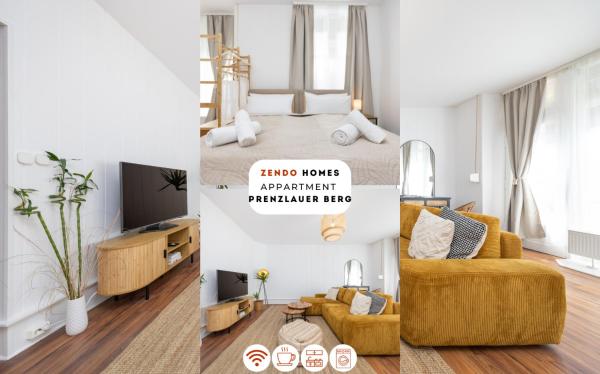 6p Apt, Central, Family Friendly, Fast Internet, Work Station, Washer, Parking - Berlin