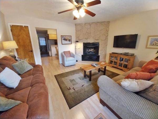 Valley Condo 126 - Creekside - Wifi - Hot Tub - Fireplace - Washer - Dryer - Playground - Red River, NM