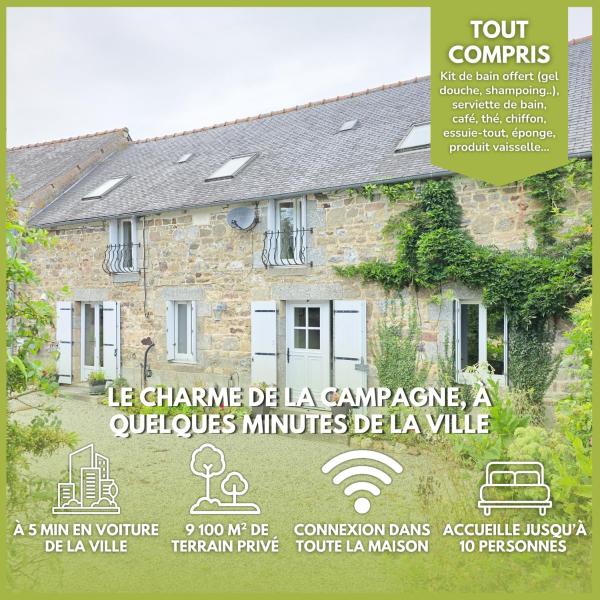 Le Petit Saint-brieuc - Grand Terrain, 5 Min Ville - Ploufragan