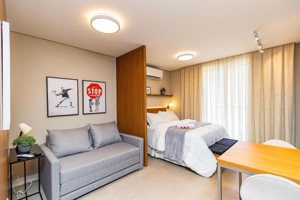 Studio Premium P/ 4 Pessoas No All Batel - Bat1816 - Curitiba