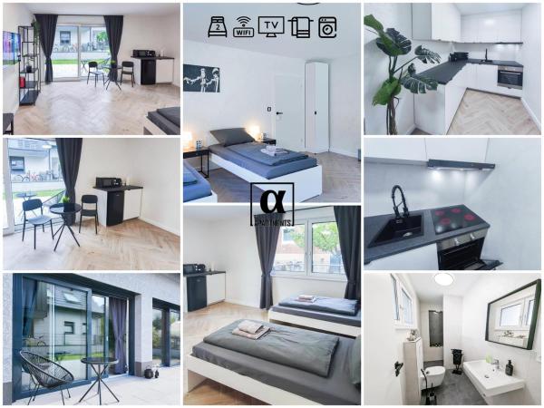 Alfa Stuttgart Doppelzimmer Mit Teeküche Und Terrasse Porsche Bosch L Gemeinschaftsbad Wifi Smarttv L Double Room With Kitchenette And Terrace L Shared Bathroom Bs21a5 - Gerlingen