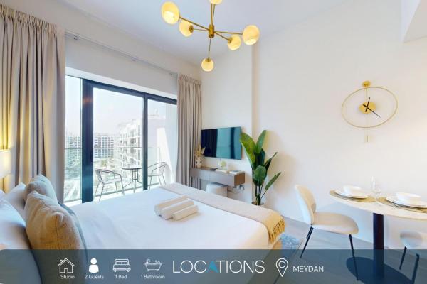 Locations L Luxurious Studio L Free Pool, Gym Access L Meydan - Dubai