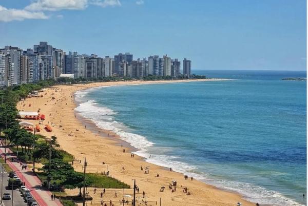 Praia & Mar - 1 Min Da Praia Com Garagem E Wi-fi - Vila Velha