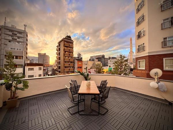 Sazaya 屋上Bbq プライベートデッキ 駅徒歩30秒 Usj10分 海遊館5分 空港直通バス60分 1棟貸切 - 아시야시