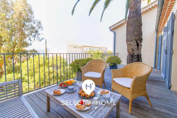 Select'sohome - Appartement Avec Terrasse Et Vue Mer Au Coeur Du Lavandou - Parking Privé - Appart Moun Pantai - Le Lavandou