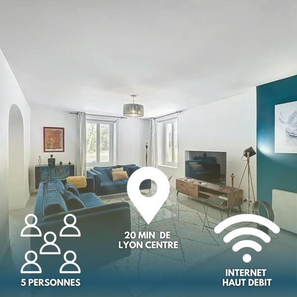 Le Collonges - Spacieux Pied à Terre Proche Lyon - Neuville-sur-Saône