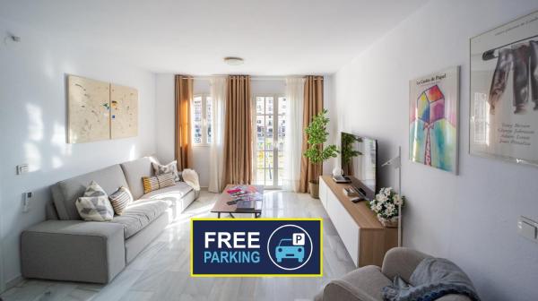 Cozy Central Apartment With Free Parking - Málaga