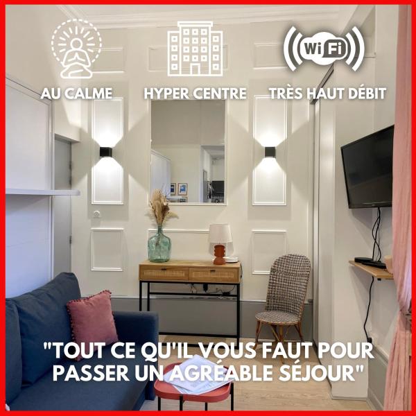 Studio Le Bareuzai - Calme - Hyper Centre - Côte-d'Or