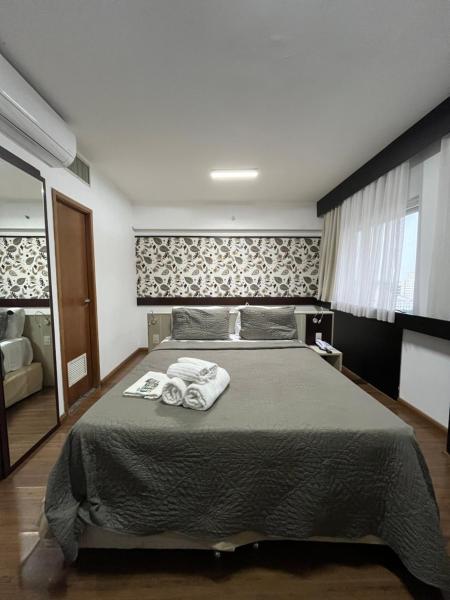 Flat Hotel Mercu Beneficência Bela Vista Com Garagem 1203 - Liberdade