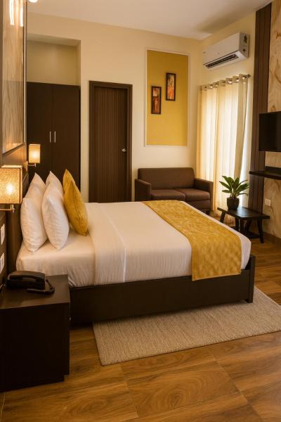 The Ruby Resort, Vrindavan # Prime Location # Luxury Rooms # Near Prem Mandir # Restaurant # Big Lawn # Big Parking # By Nandan Group # - Vrindavan