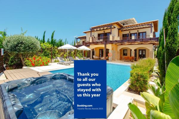 Luxury Villa Aj 06 With Private Infinity Pool And Hot Tubs, Aphrodite Hills Resort - Куклиа