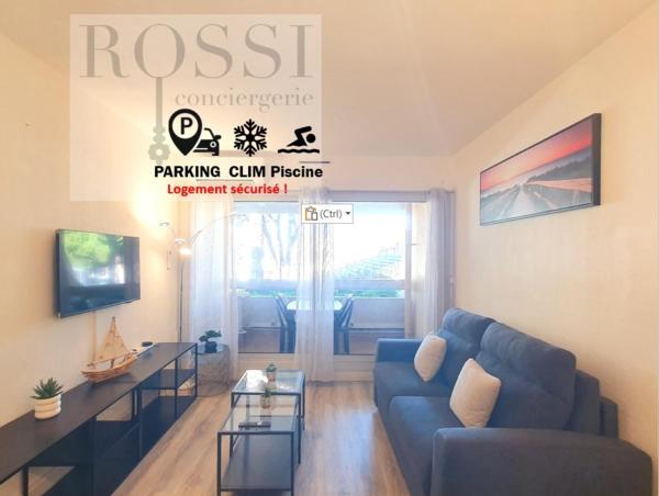 T1bis Incas Parking Clim Piscine - Centre-ville - Rossiconciergerie - Linge Inclus - La Grande-Motte
