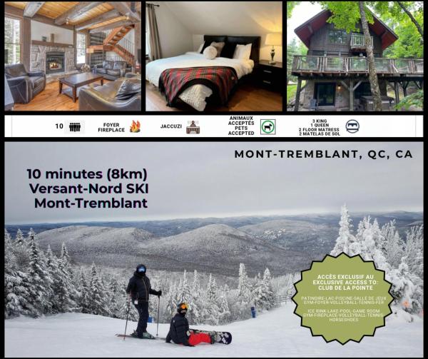 Tremblant Naturo-spa, Lac, Piscine, Tennis, Gym - Laurentides