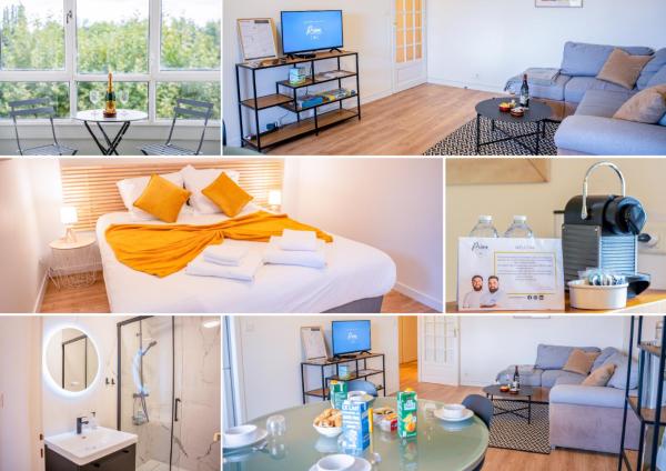 Appartement Quai Saône - Balcon Vue Saône - Tournus