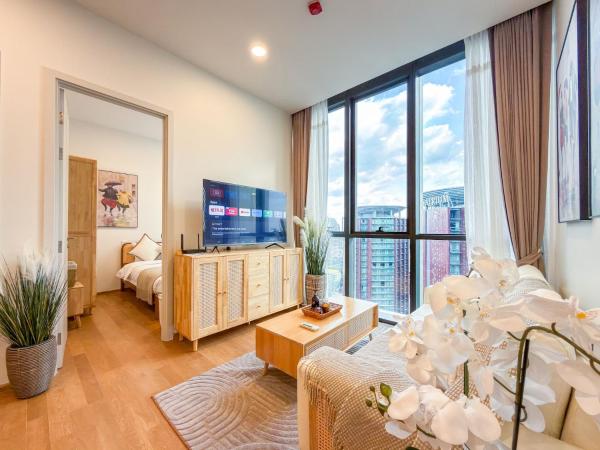 Luxury Downtown Bangkok 2br 2ba Sky Pool Gym 5min Walk To Siam Paragon - Dusit District