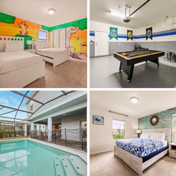 Grand 7bed Family Villa Pool, Spa & Games Room - United States