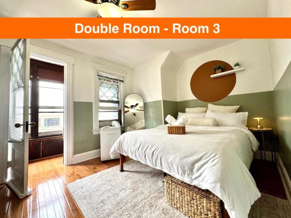 20 Min Nyc-modern Private Room-queen Bed-parking - New York