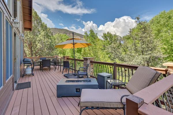 Log Cabin In Payson W/ Deck, Mtn & Creek Views - Payson, AZ