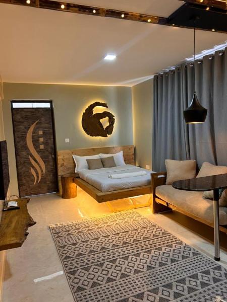 Ntinda Stylish Rustic Rooftop Studio Near Naguru - Kampala